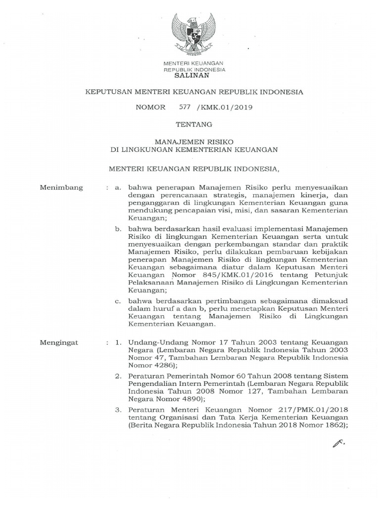 KMK 577 - KMK 01 - 2019 | PDF