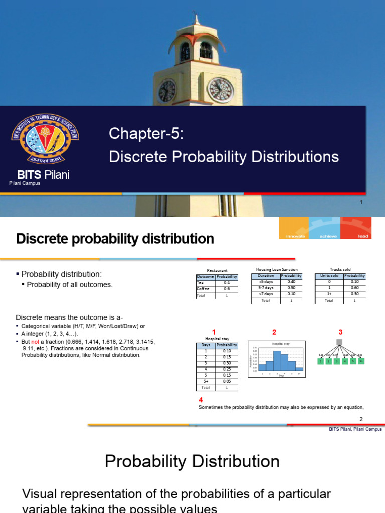Discrete Probability Distribution-1 | PDF