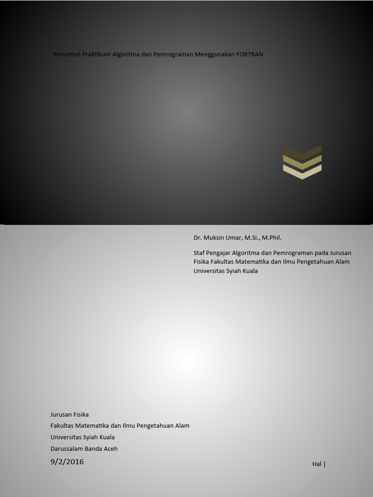 Modul Praktikum Pemrograman 16 10 14 | PDF