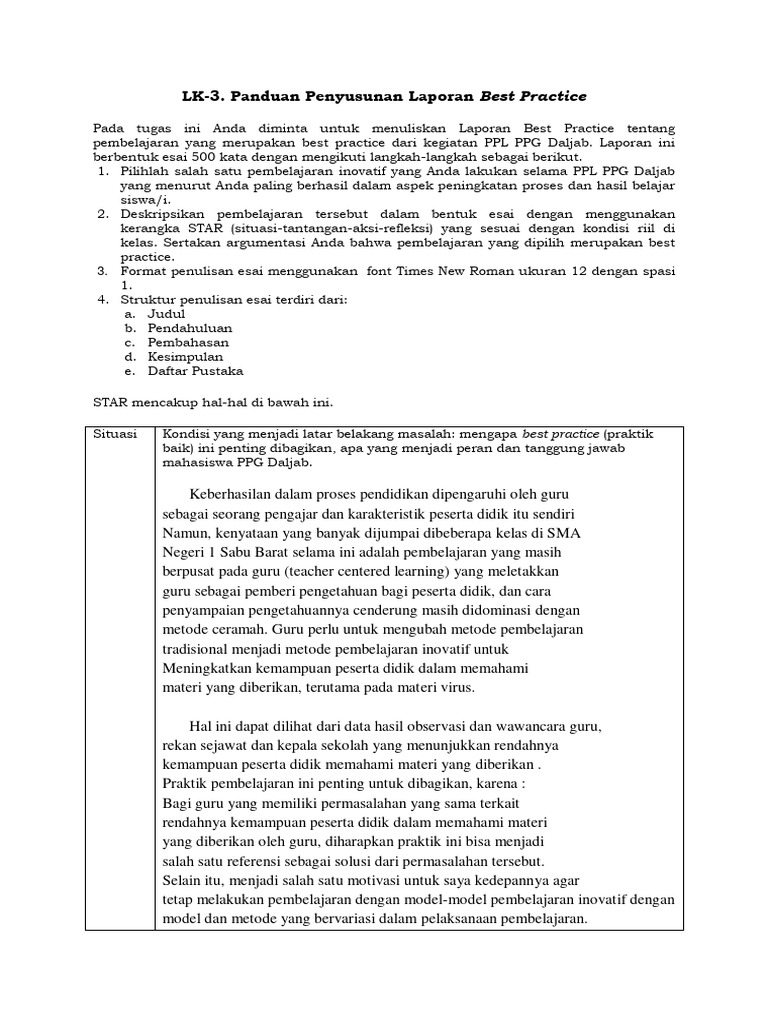 Best Practice PBL di Pembelajaran Biologi | PDF | Karier & Perkembangan