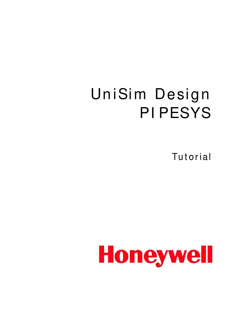 UniSim Design PIPESYS Tutorial | PDF | Pipeline Transport | Gases