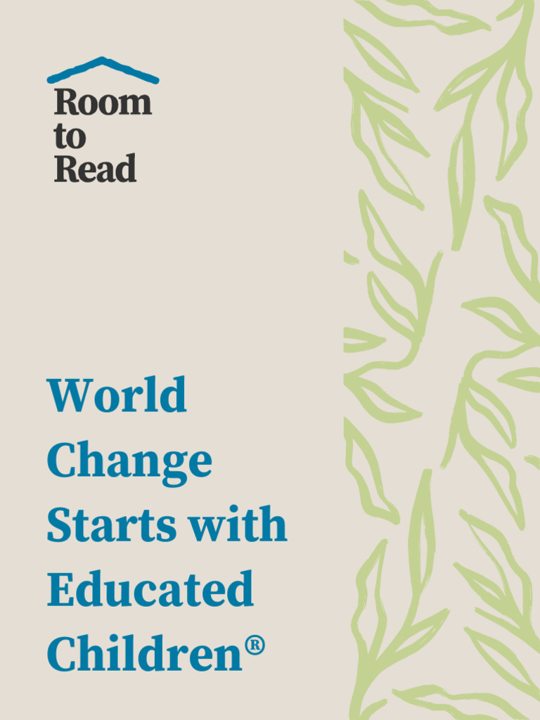 Room To Read Rebel Girls She Creates Change PDF - Oct 2023 | PDF
