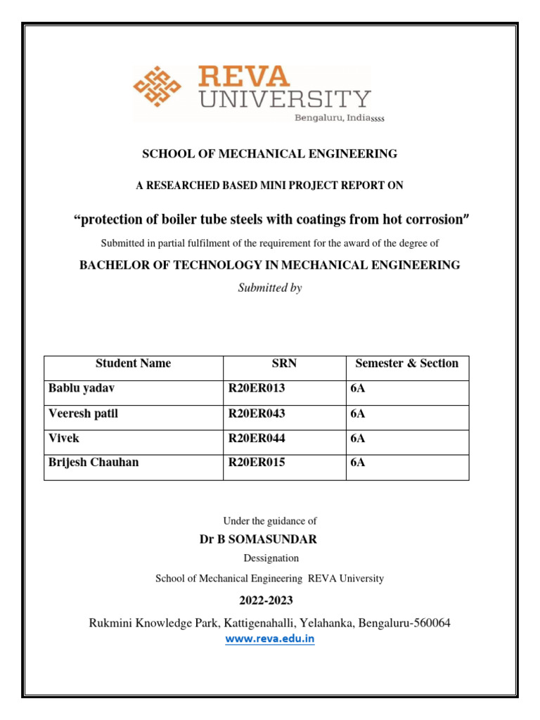 Final Report RP | PDF | Carbon Nanotube | Corrosion