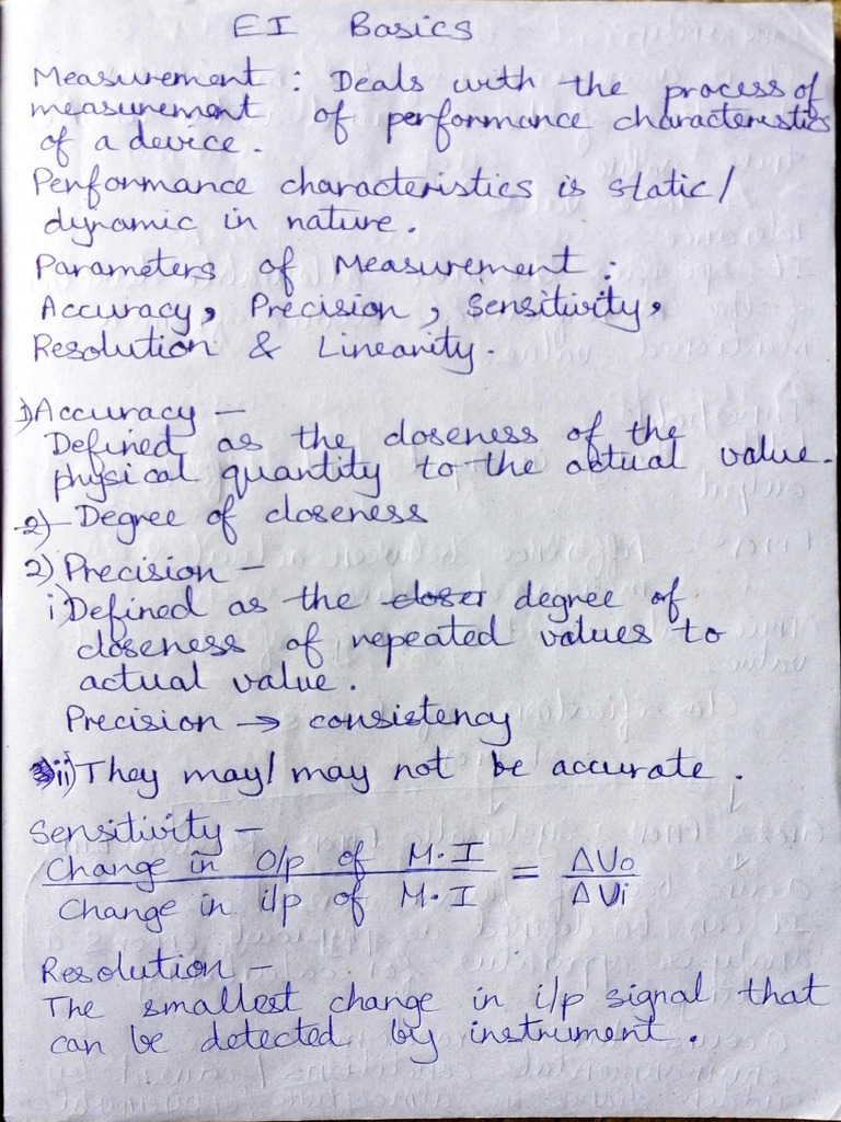 Ei Notes Mid Sem | PDF