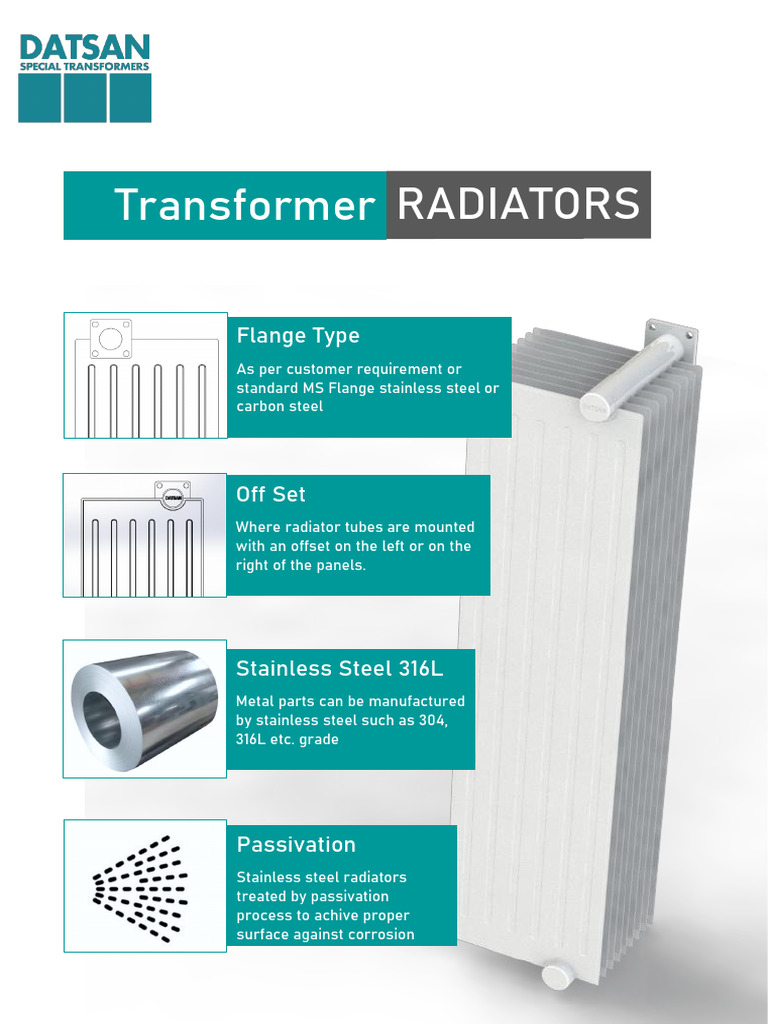 Transformer Radiator Specifications Guide | PDF | Transformer ...