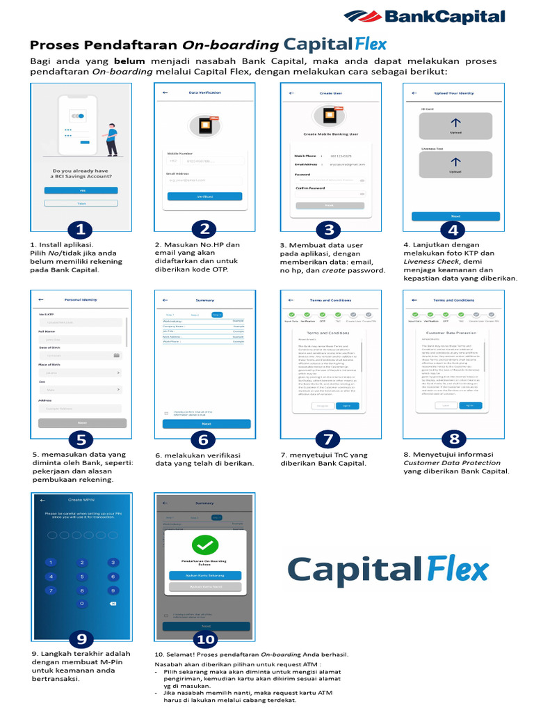 Proses Pendaftaran On Boarding Capital Flex 1695261647 | PDF