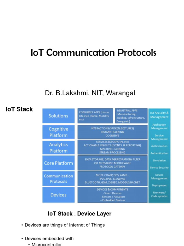 IoT Communication Protocols - August2022 | PDF | Radio Frequency ...
