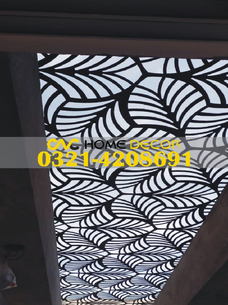 Ceiling Partition Jaali Wall Panel | PDF