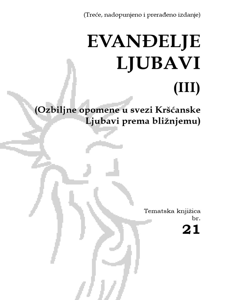 21 - Web - Evandjelje Ljubavi - III (3 Izdanje) | PDF