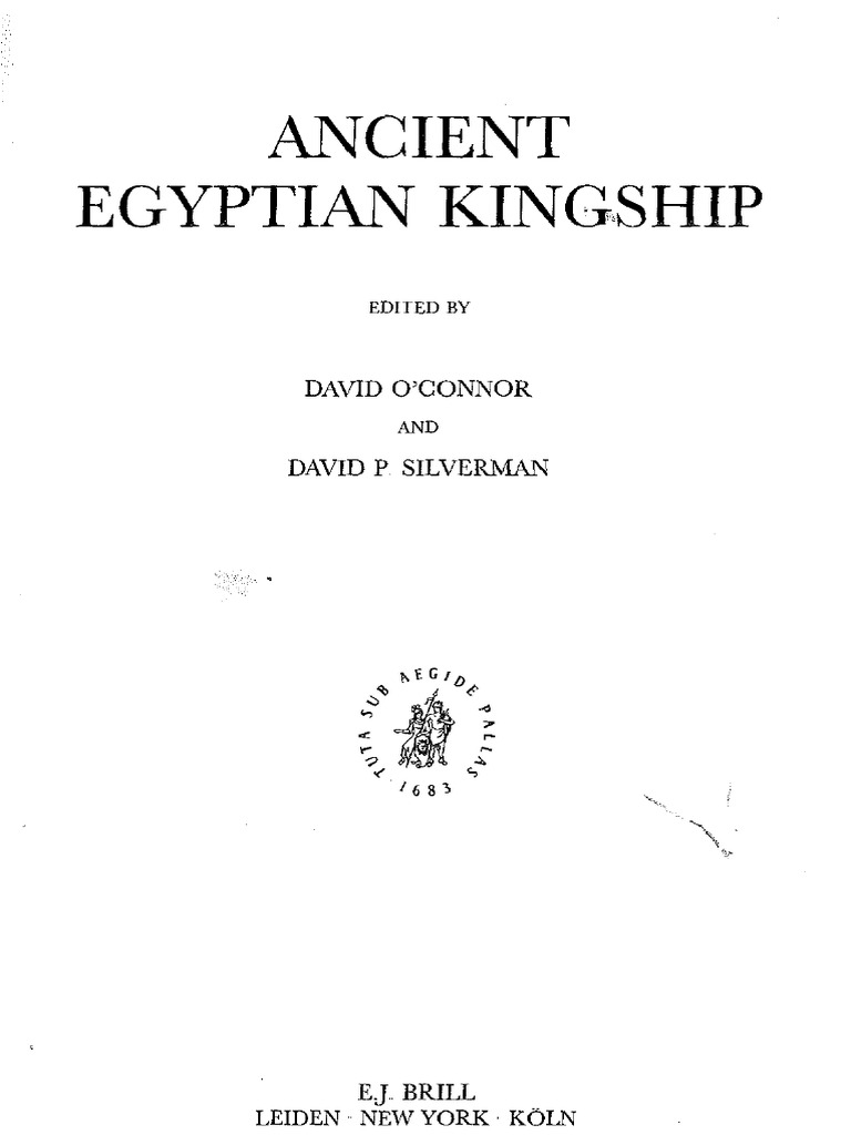 Origins of Egyptian Kingship | PDF | History | Classics