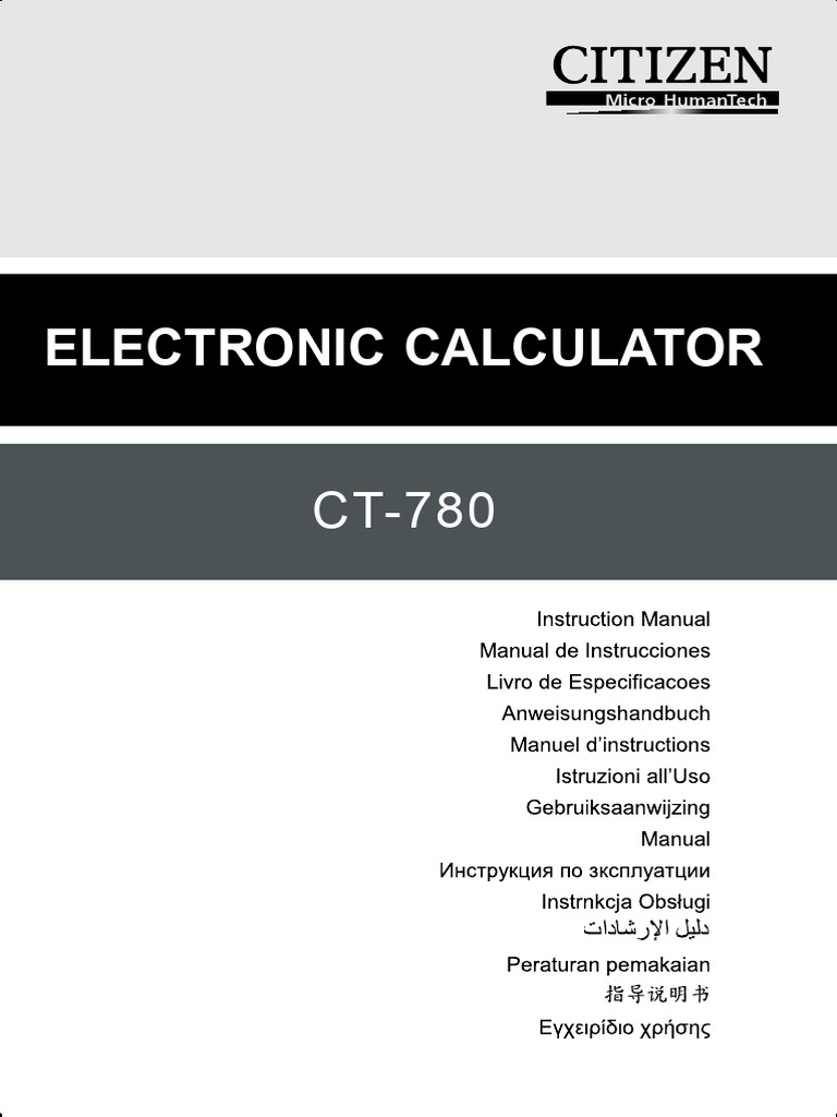 Electronic Calculator | PDF | Electronics | Electricity