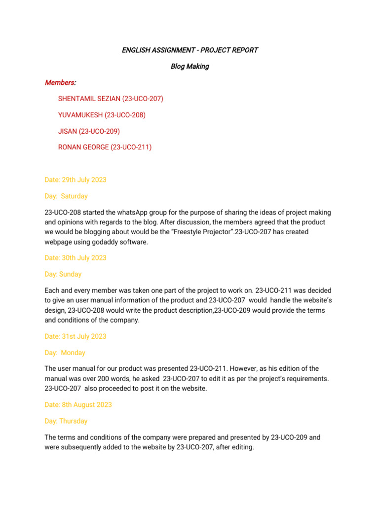 Project Report | PDF