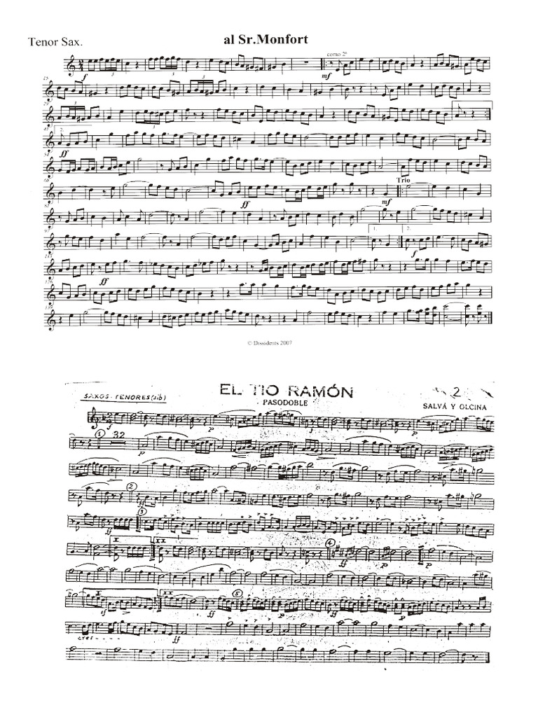 El Tio Ramon Tenor | PDF