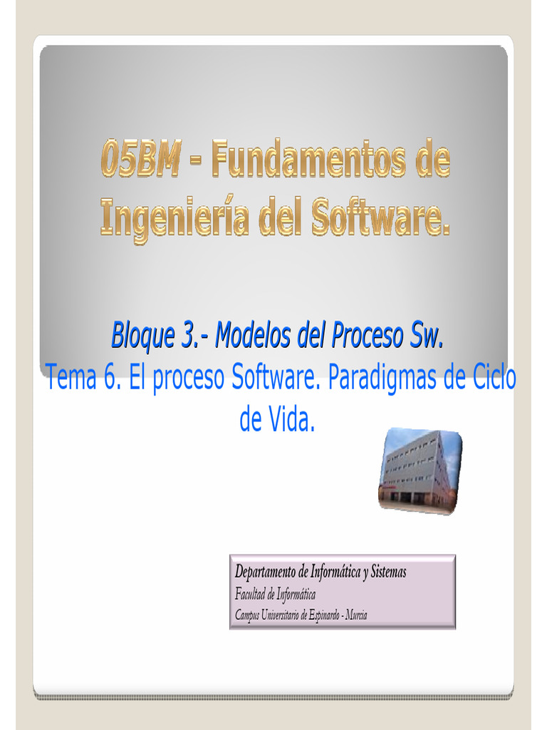 Bloque 3. - Modelos Del Proceso SW | PDF | Software | Ingeniería de ...