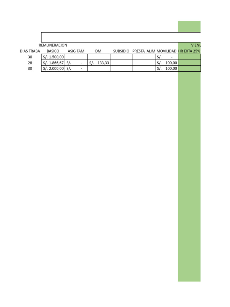 Planilla Regimen Comun (2) - Hojas de Cálculo de Google | PDF