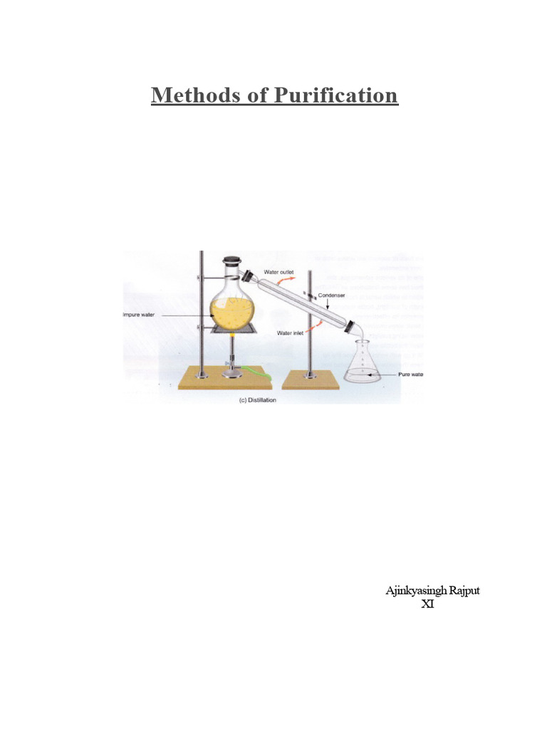 Methods of Purification | PDF