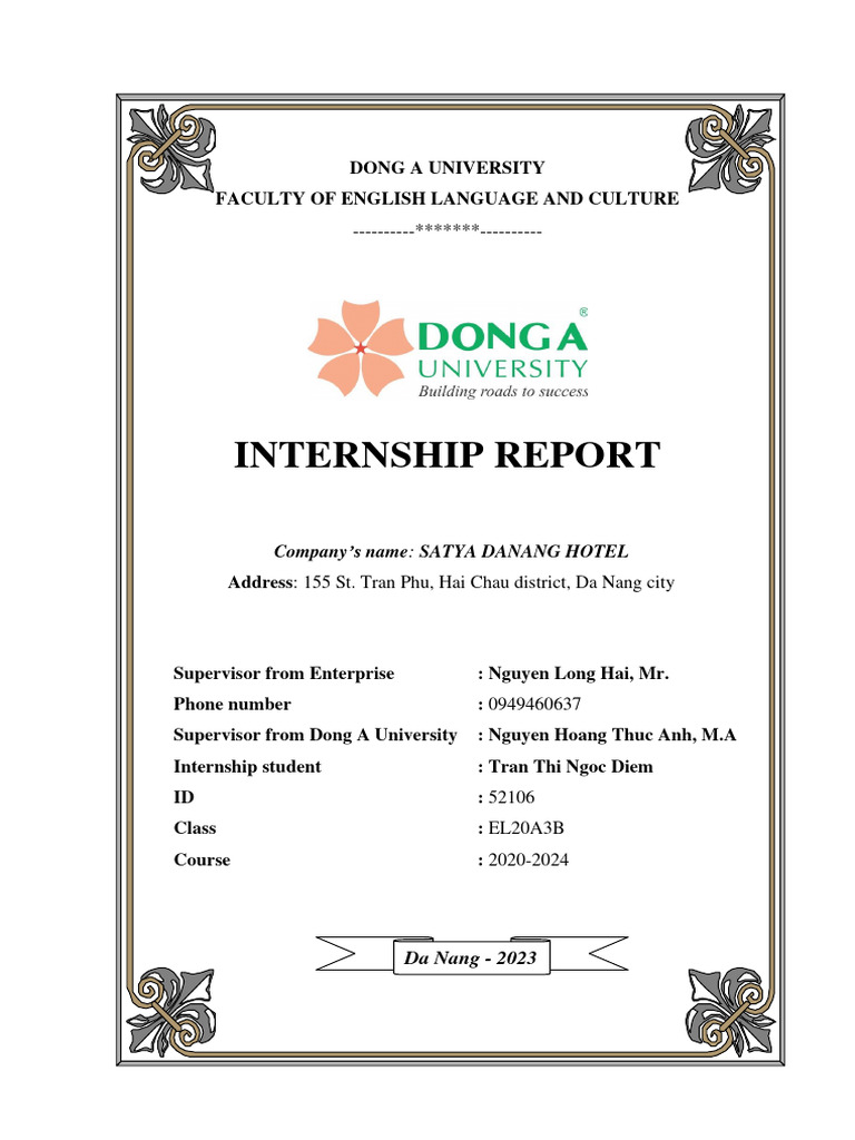 Báo Cáo Thực Tập Tran Thi Ngoc Diem | PDF