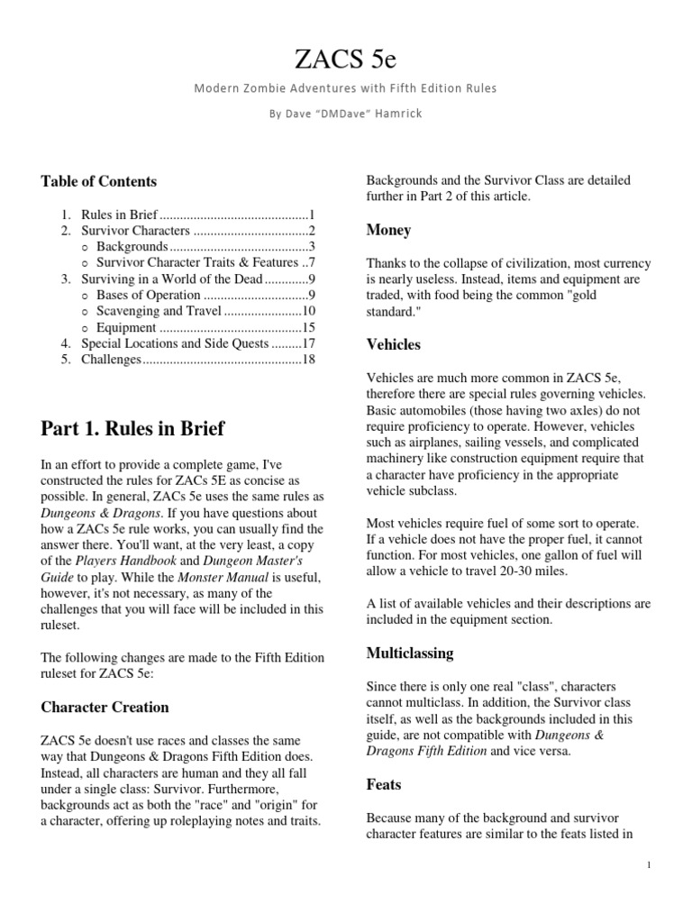 ZACS 5e | PDF