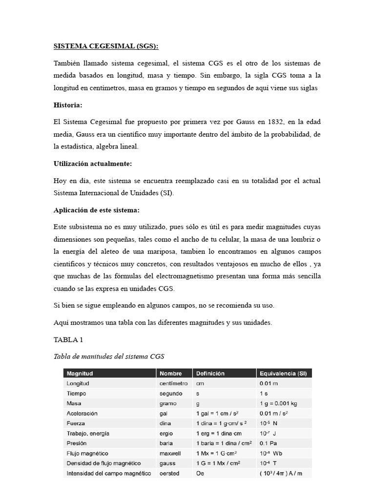Sistema Cegesimal | PDF
