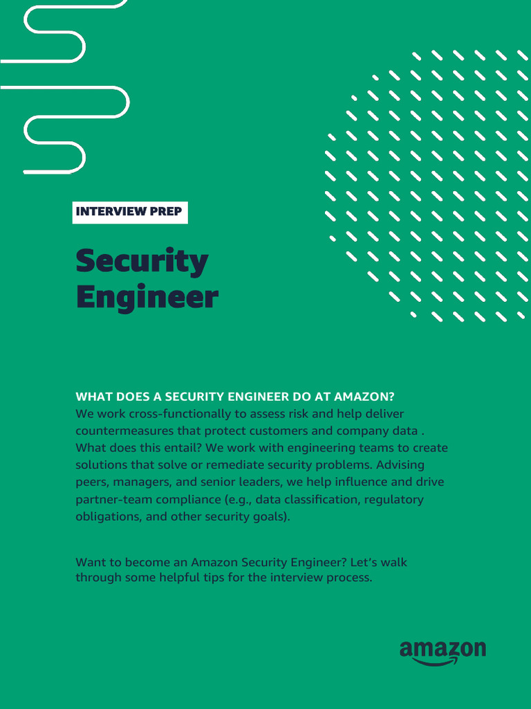Amazon Security Engineer Guide | PDF