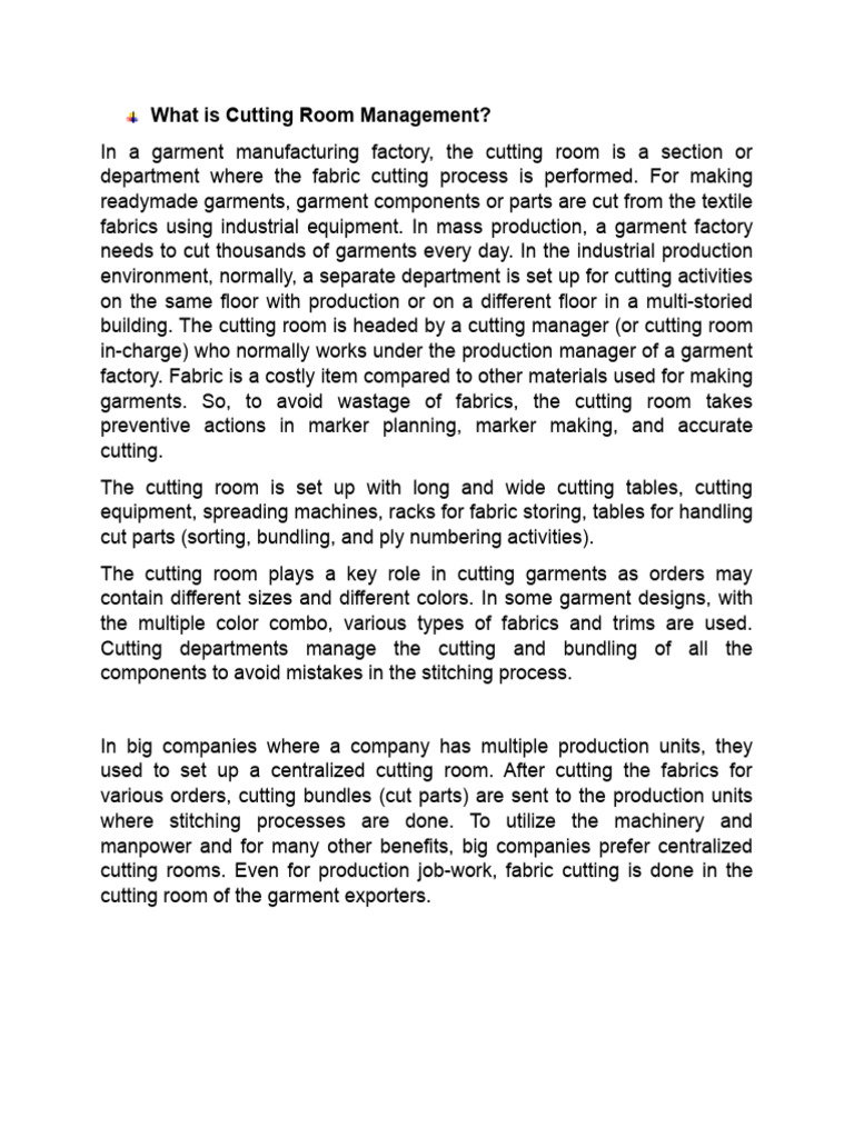 Report For Cutting Machines | PDF