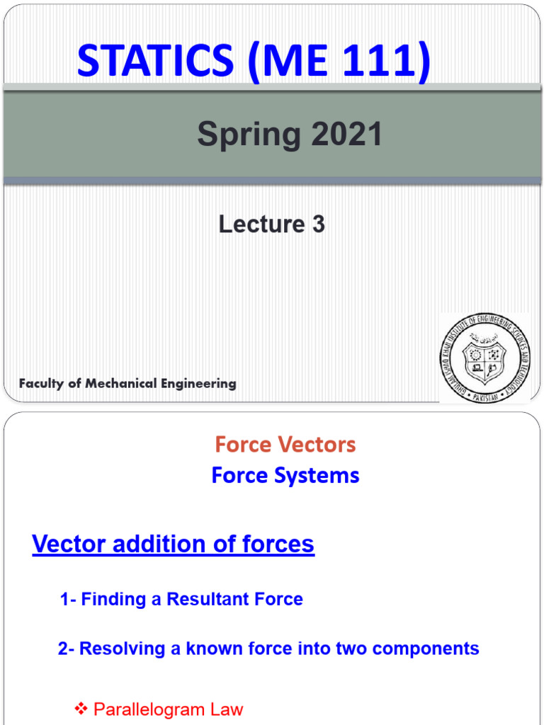 Lecture 3 | PDF | Euclidean Vector | Cartesian Coordinate System Lecture 3 | PDF | Euclidean Vector | Cartesian Coordinate System
