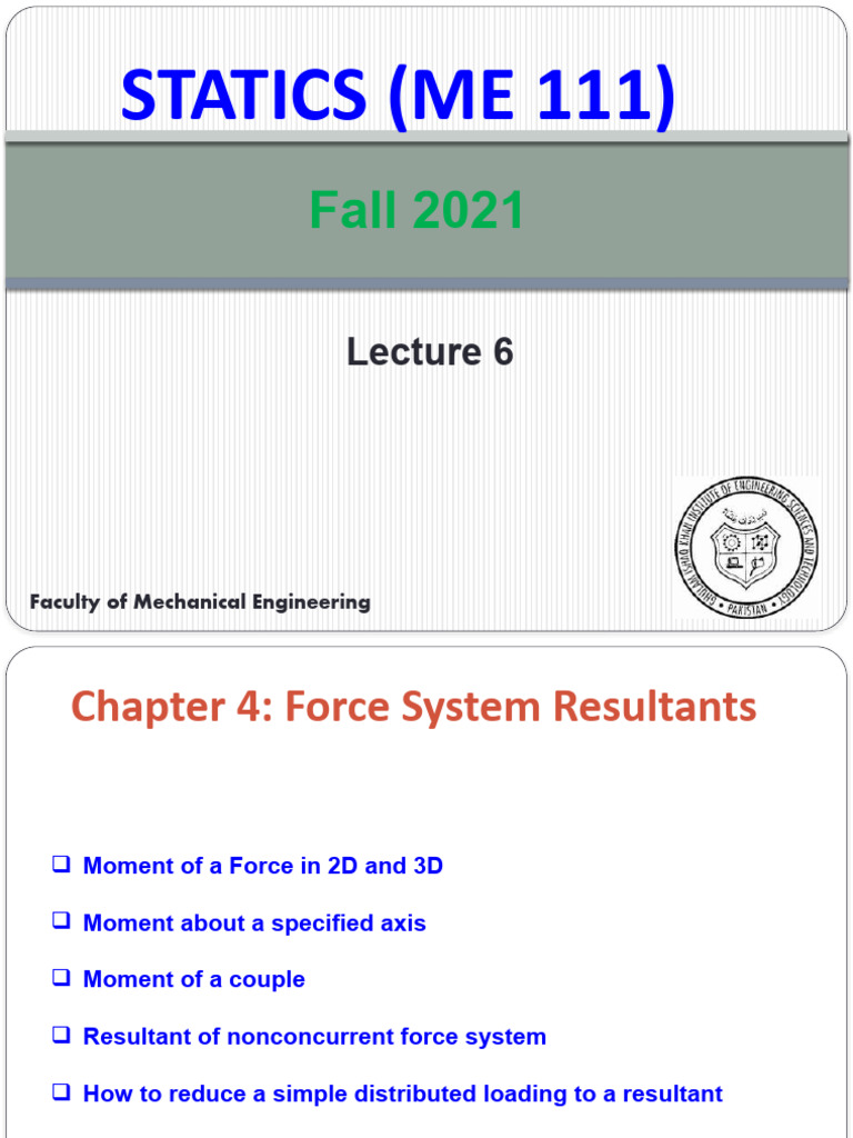 Lecture 6 Chap 4 Pdf Force Euclidean Vector 6848