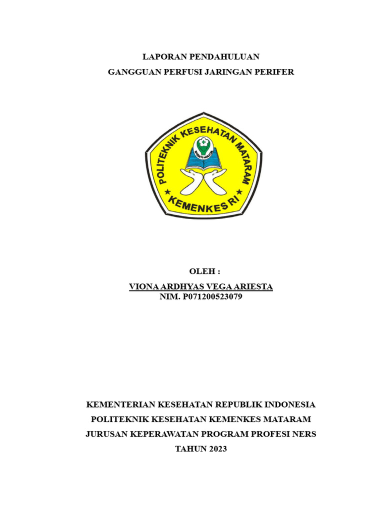 LP GG Perfusi Jaringan Perifer | PDF