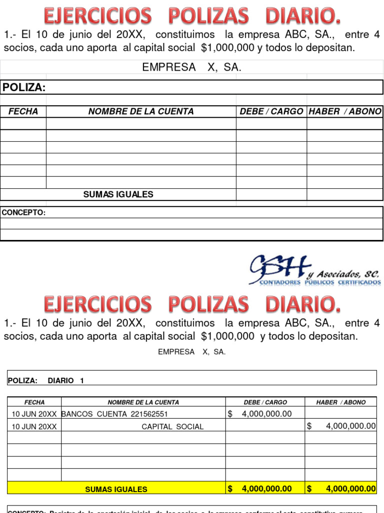 2.-Registro Polizas Diario | PDF | Economias | Business