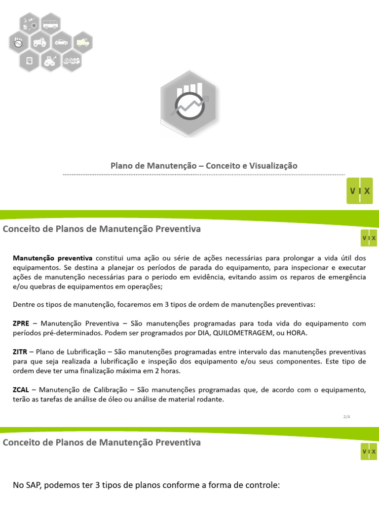 Manutenção Preventiva no SAP: IP18 e IE07 | PDF | Tempo