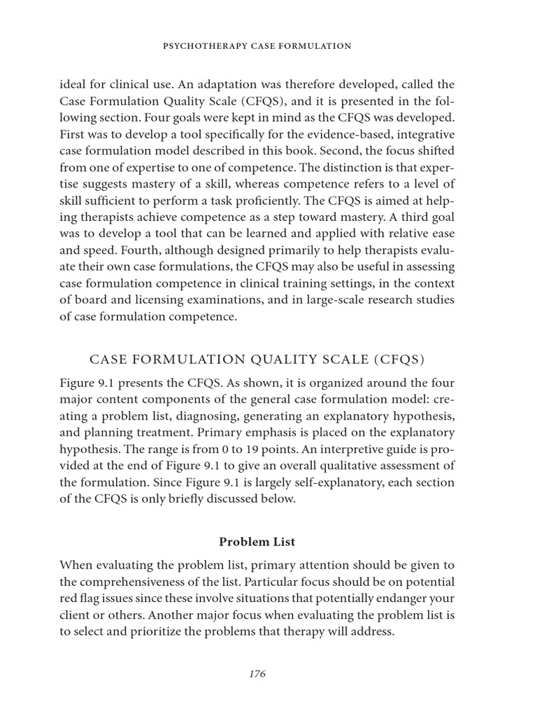 Case Formulation Short PT Unit-1 | Download Free PDF | Psychotherapy ...