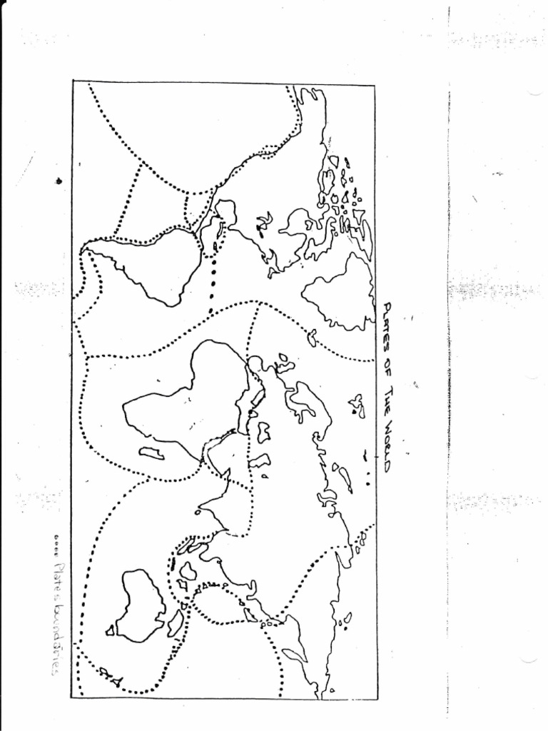 Plate Tectonics Map | PDF