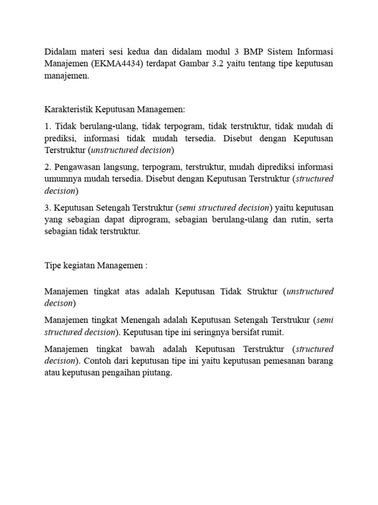 Diskusi 2 Sistem Informasi | PDF | Karier & Perkembangan