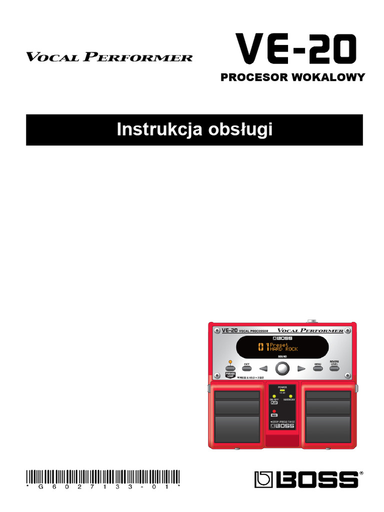 Boss VE-20 - PL | PDF