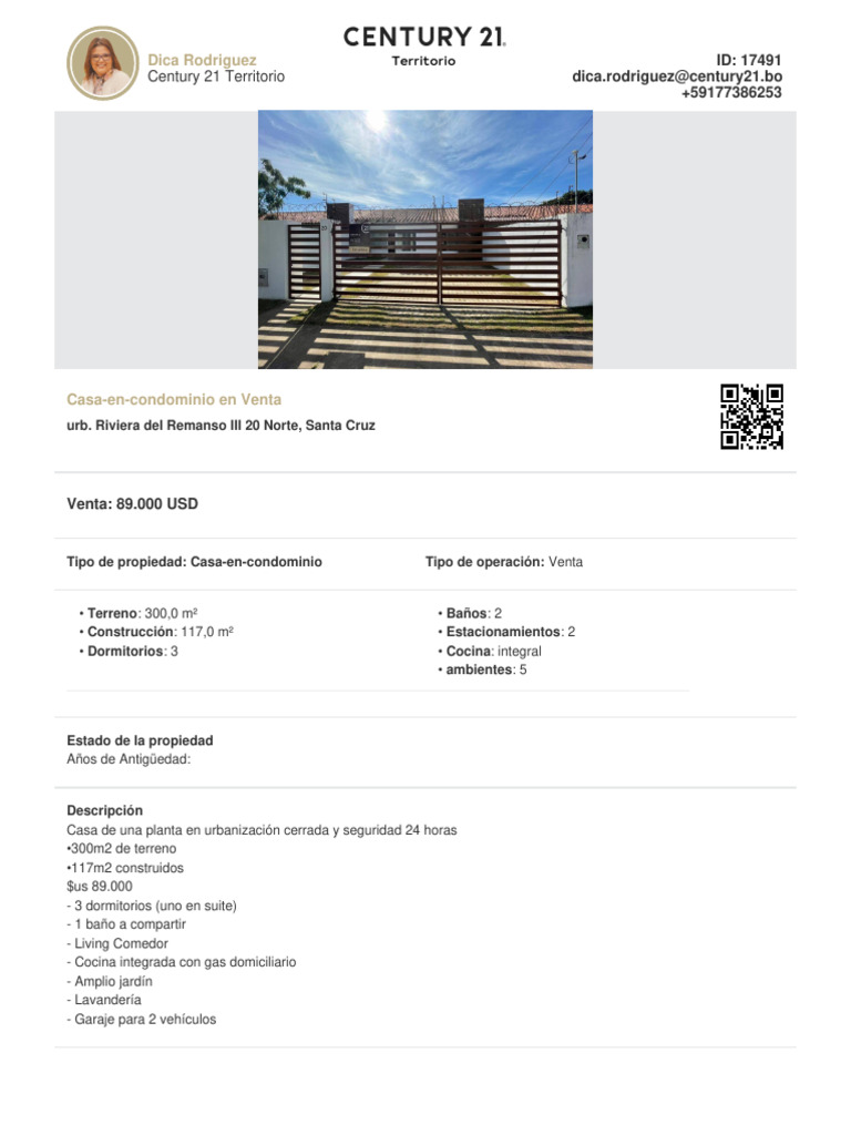 Century 21 Territorio: Dica Rodriguez | PDF