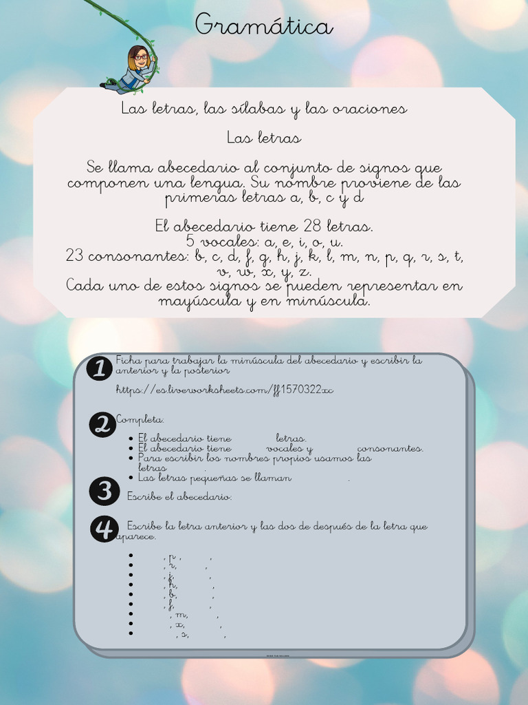 GRAMÁTICA (El Abecedario) . | PDF
