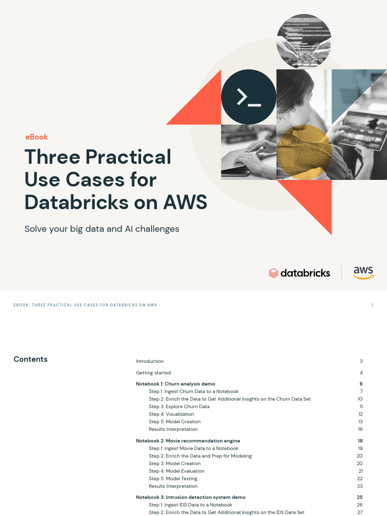 Aws Three Practical Use Cases With Databricks Ebook v5 101221 | PDF
