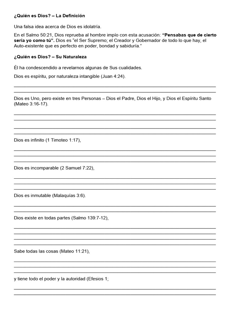 Quién Es Dios | PDF | Dios | Concepciones de dios