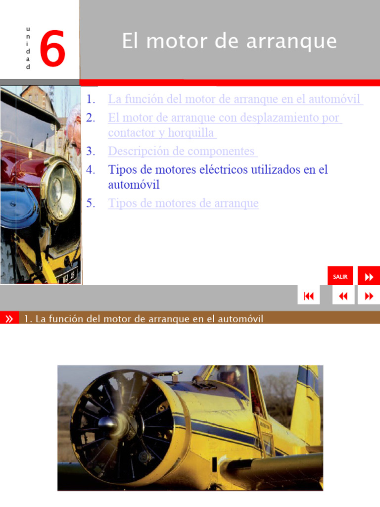 Motor de Arranque | PDF | Inductor | Motor eléctrico