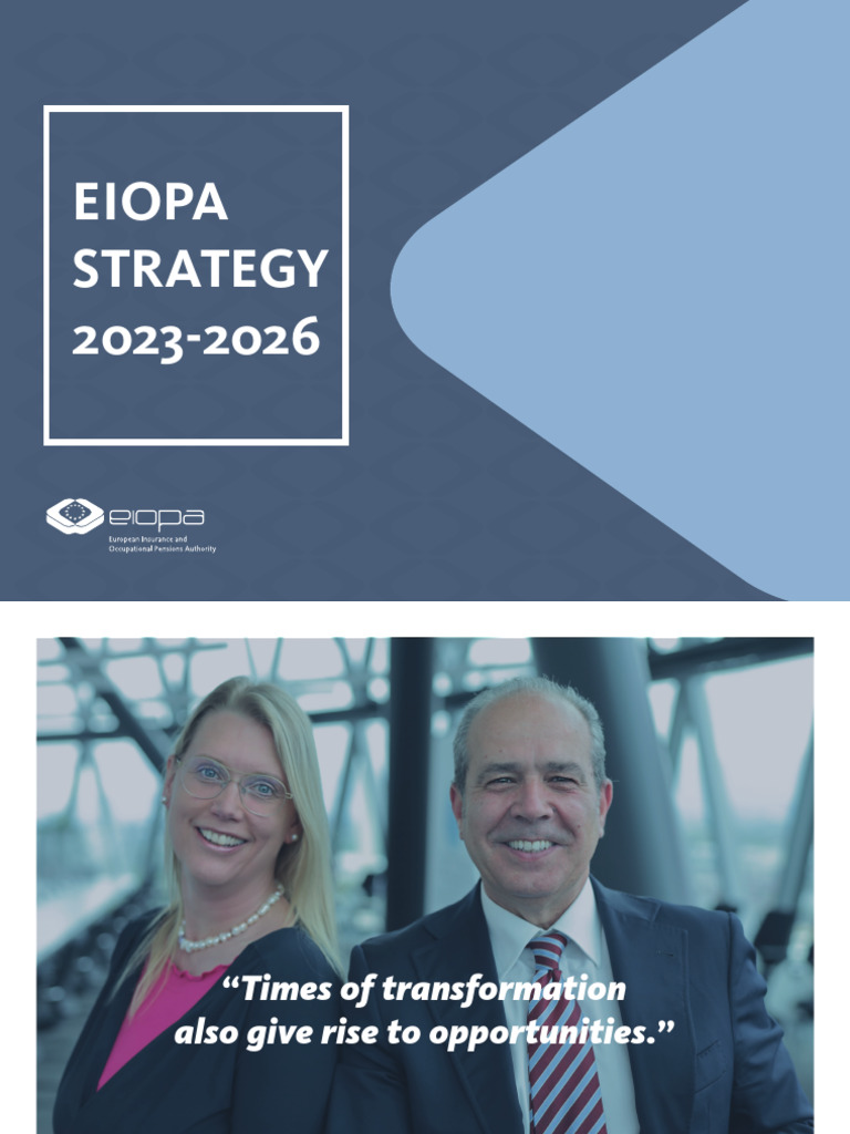 Eiopa Strategy 2023 2026 1 | PDF | Risk | European Union