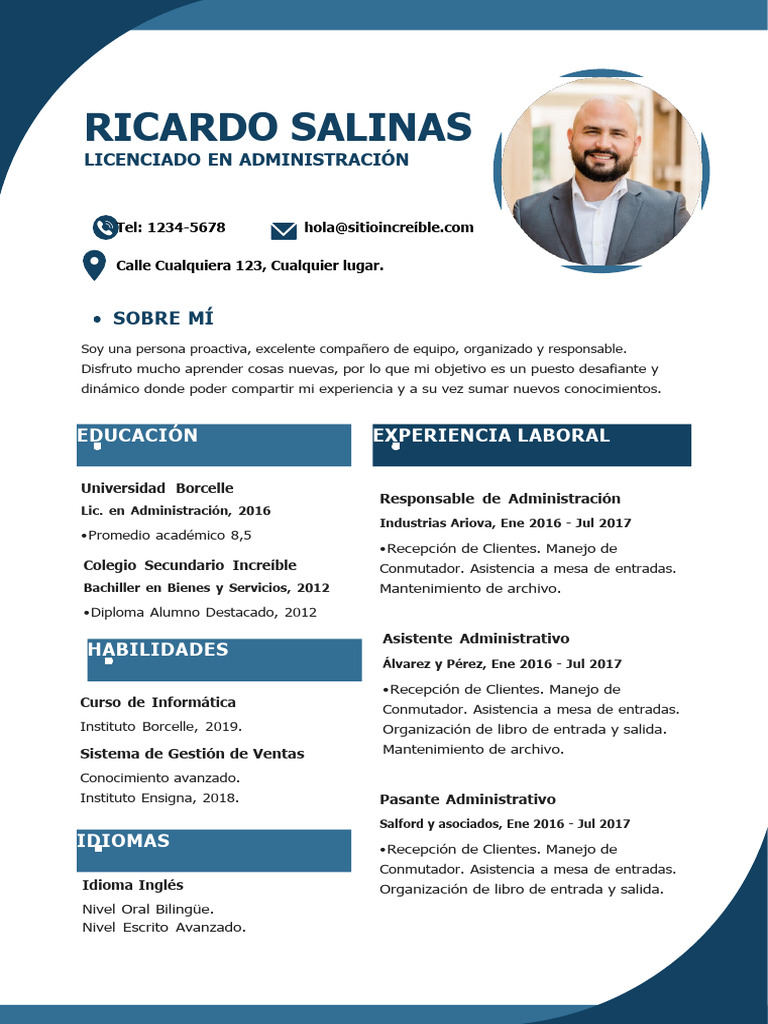 Curriculum CV Profesional | PDF