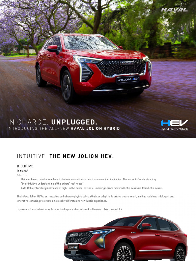Haval Jolion HEV Brochure | PDF | Land Vehicles | Motor Vehicle