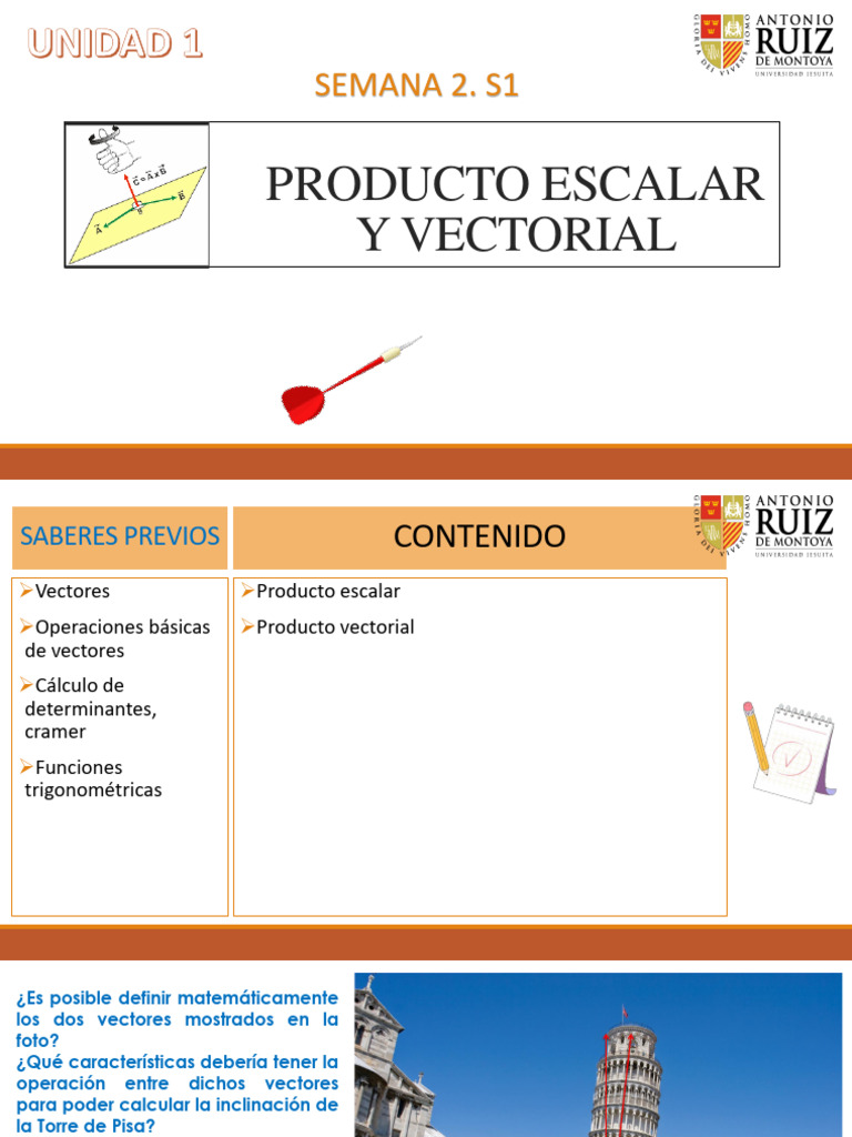 Producto Escalar y Vectorial en Física | PDF | Vector Euclidiano ...