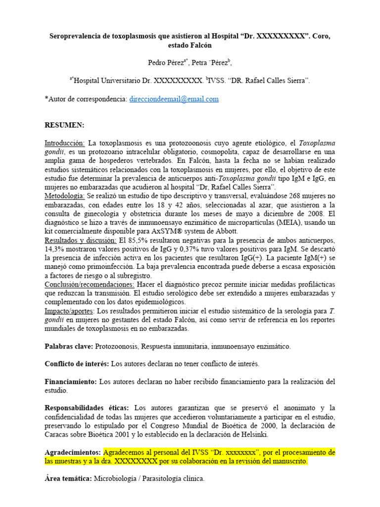 Ejemplo Resumen | PDF | Causas de la muerte | Medicina CLINICA