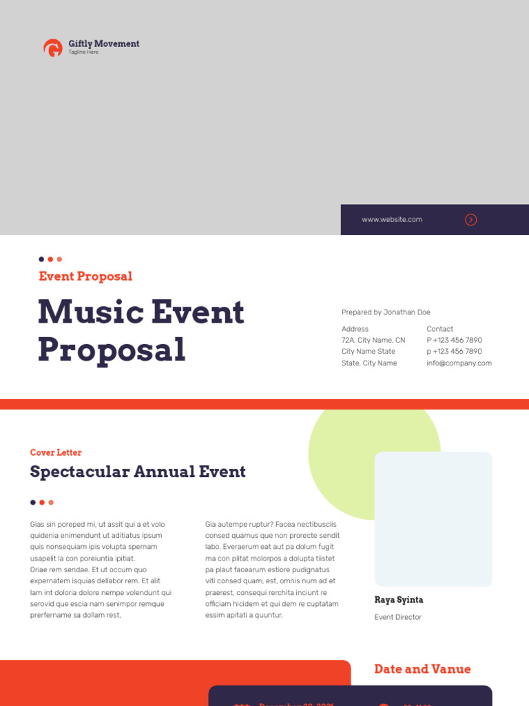 Music Event Sponsorship Proposal | PDF