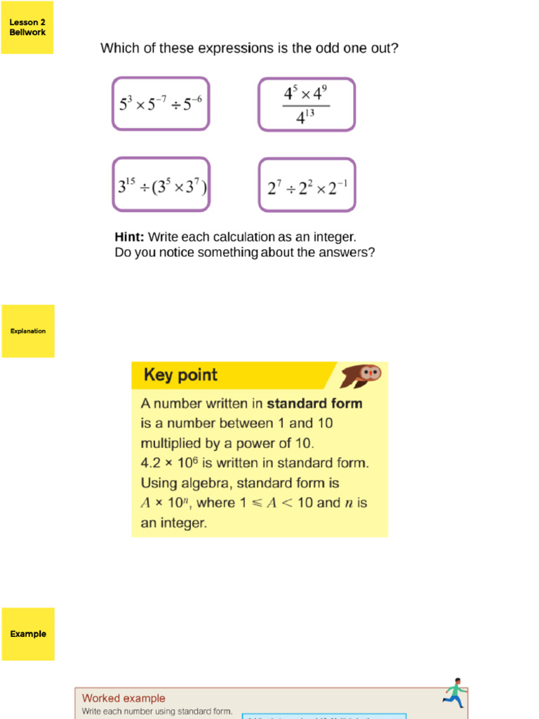 Y9 - Standard Form | PDF