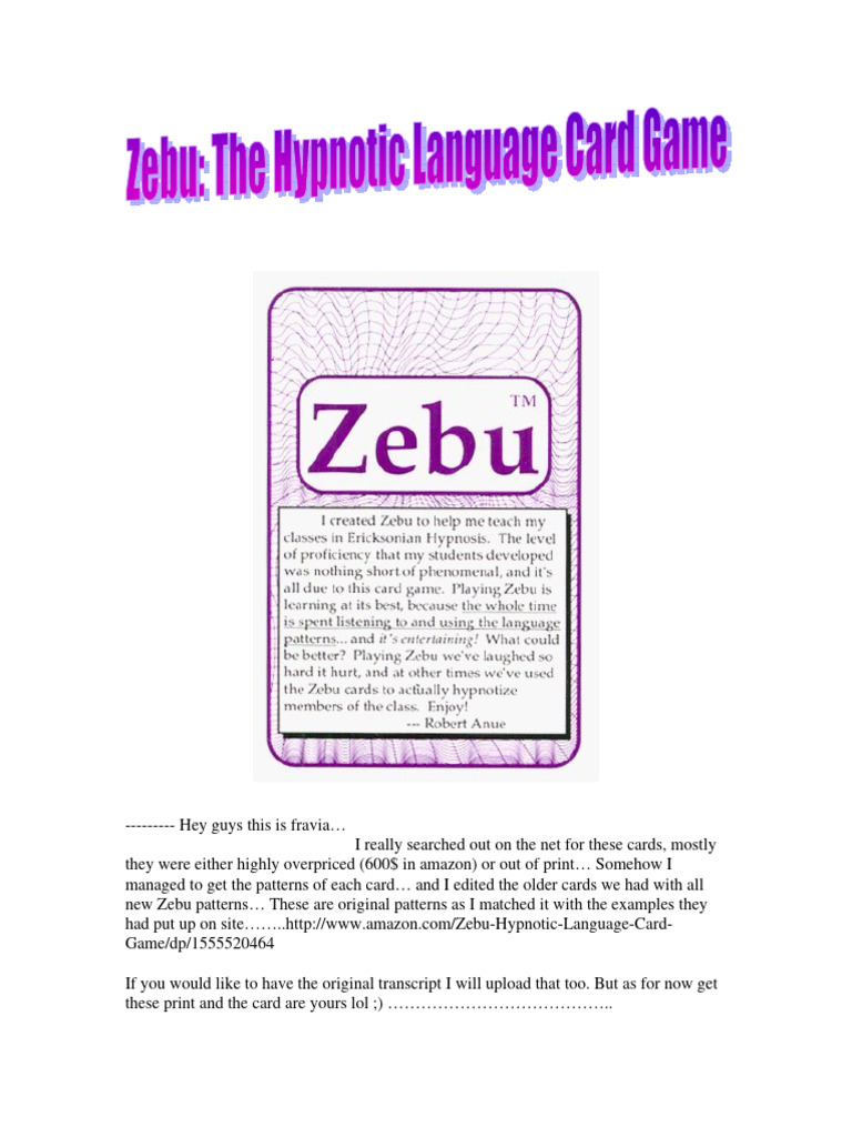 Zebu | PDF