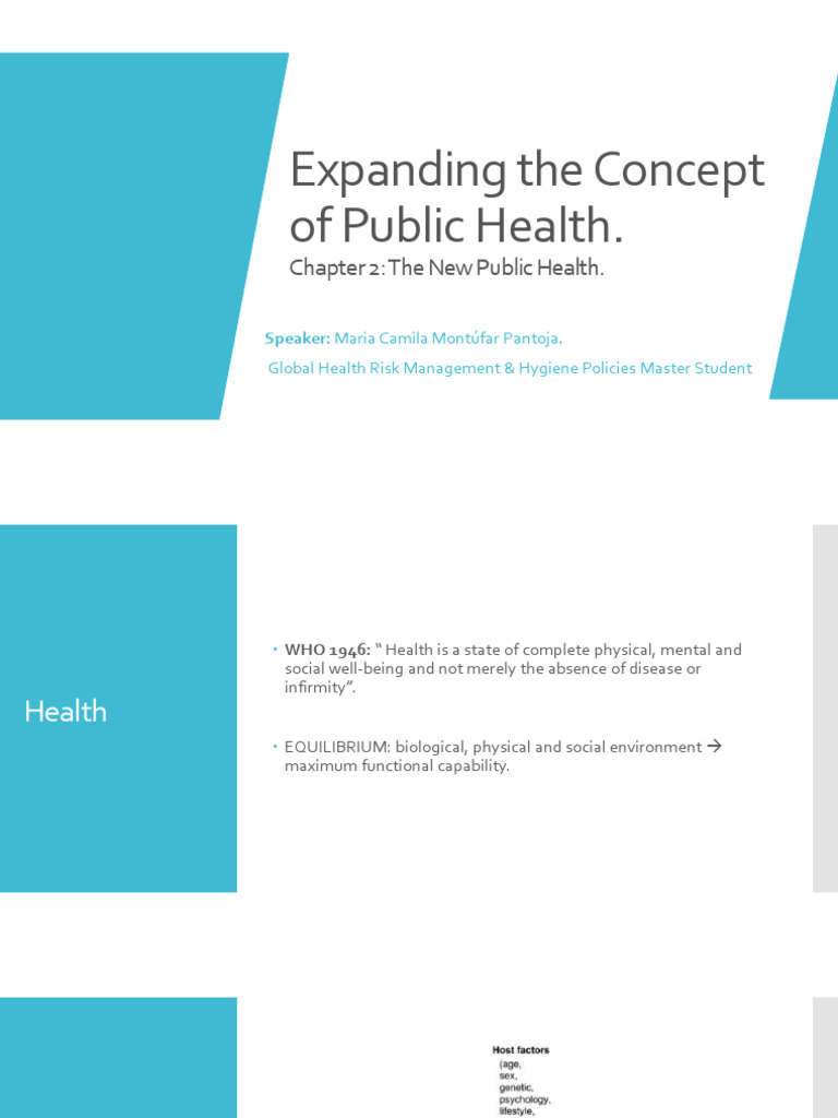 Expanding The Concept of Public Health | PDF | Public Health ...