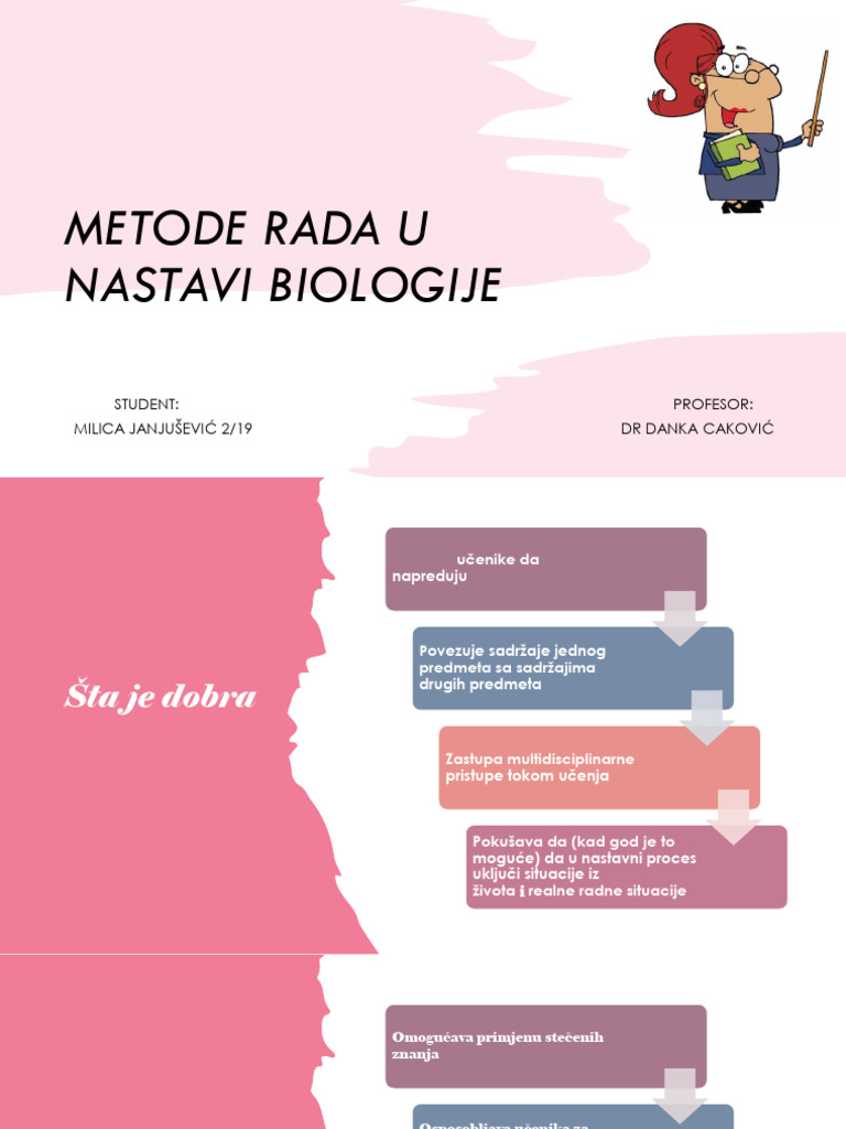 Metode Nastave U Biologiji - Seminarski Rad - 1 | PDF