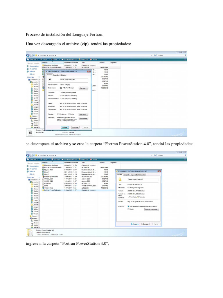Proceso Fortran | PDF | Compilador | Archivo de computadora